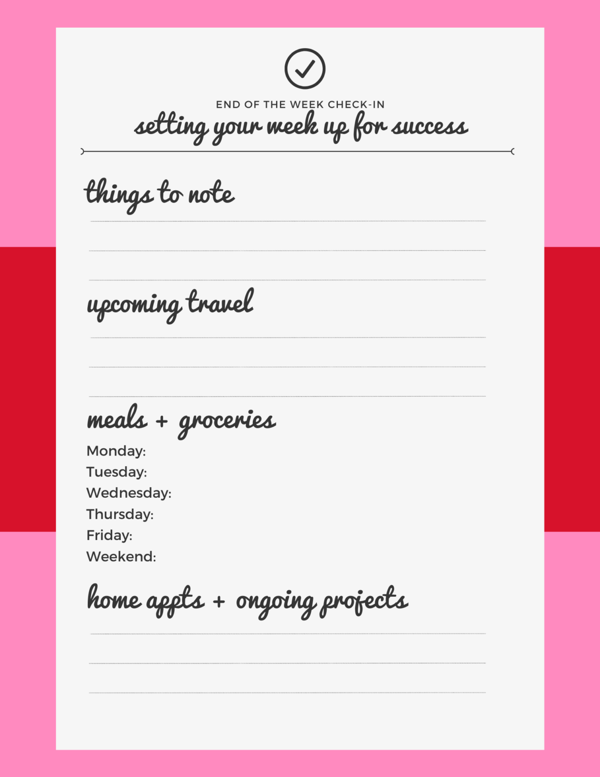 our end of the week check-in! | Hello! Happiness