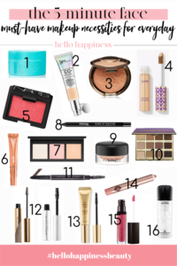 5 Minute Makeup Tutorial | Nashville beauty | Hello Happiness