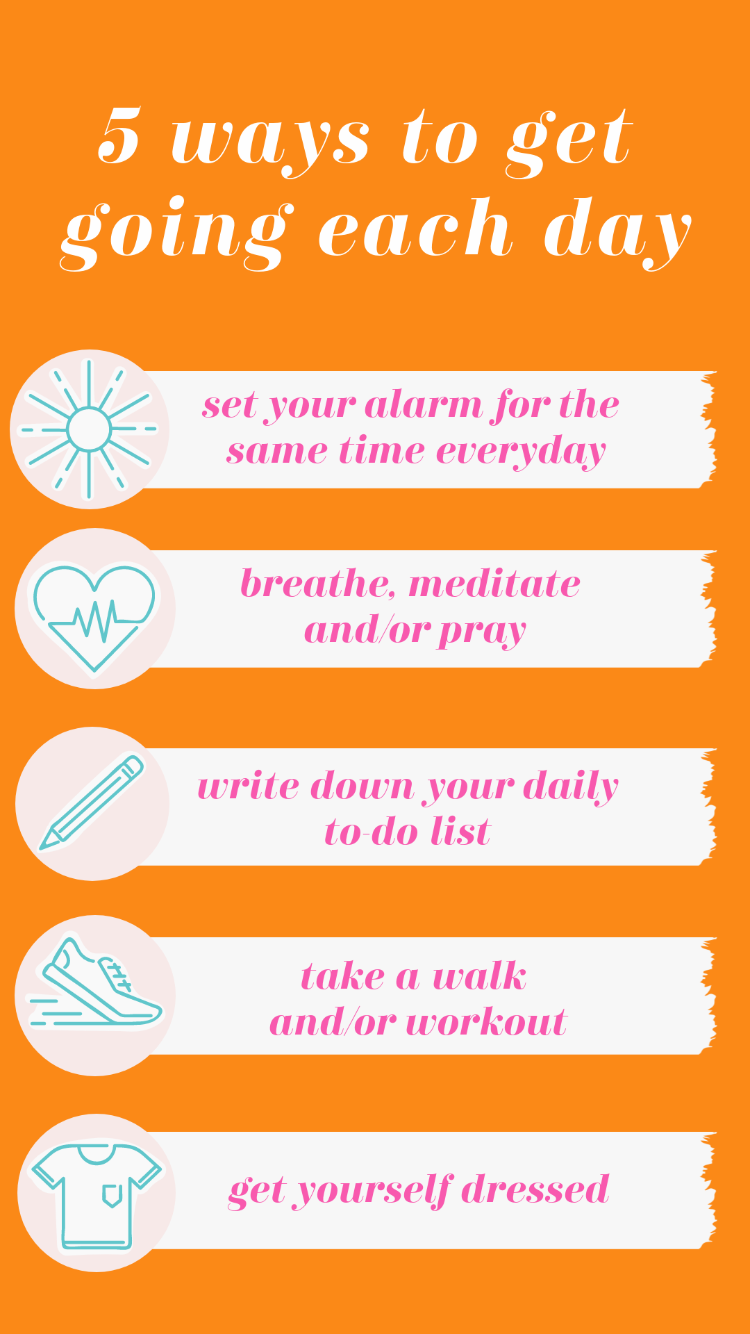 How to Get Going Each Day: 5 Easy Ways | Hello! Happiness