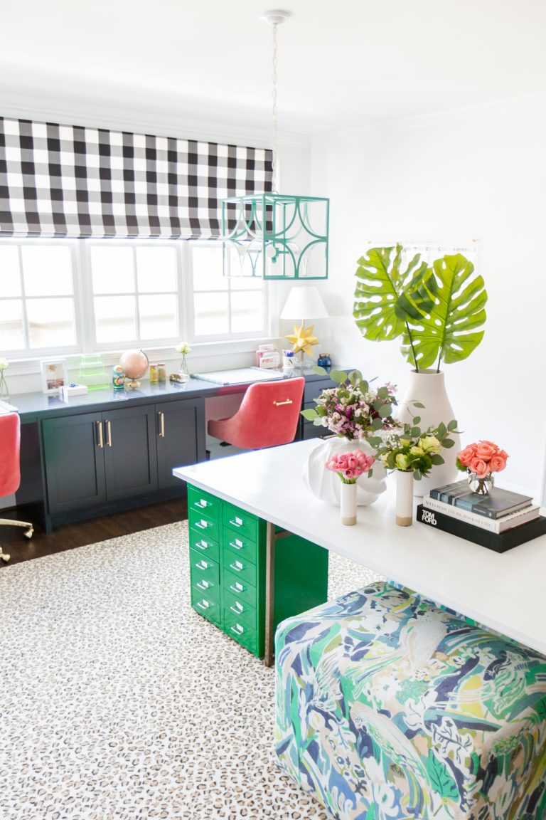 Colorful Home Office | Life + Style | Hello! Happiness