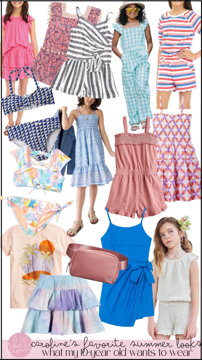 styled by caroline... what 10 year olds want to wear | Hello! Happiness