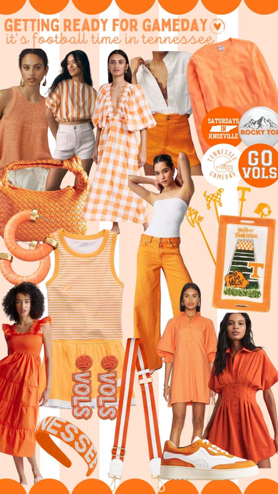 getting ready for gameday | orange crush | Hello! Happiness