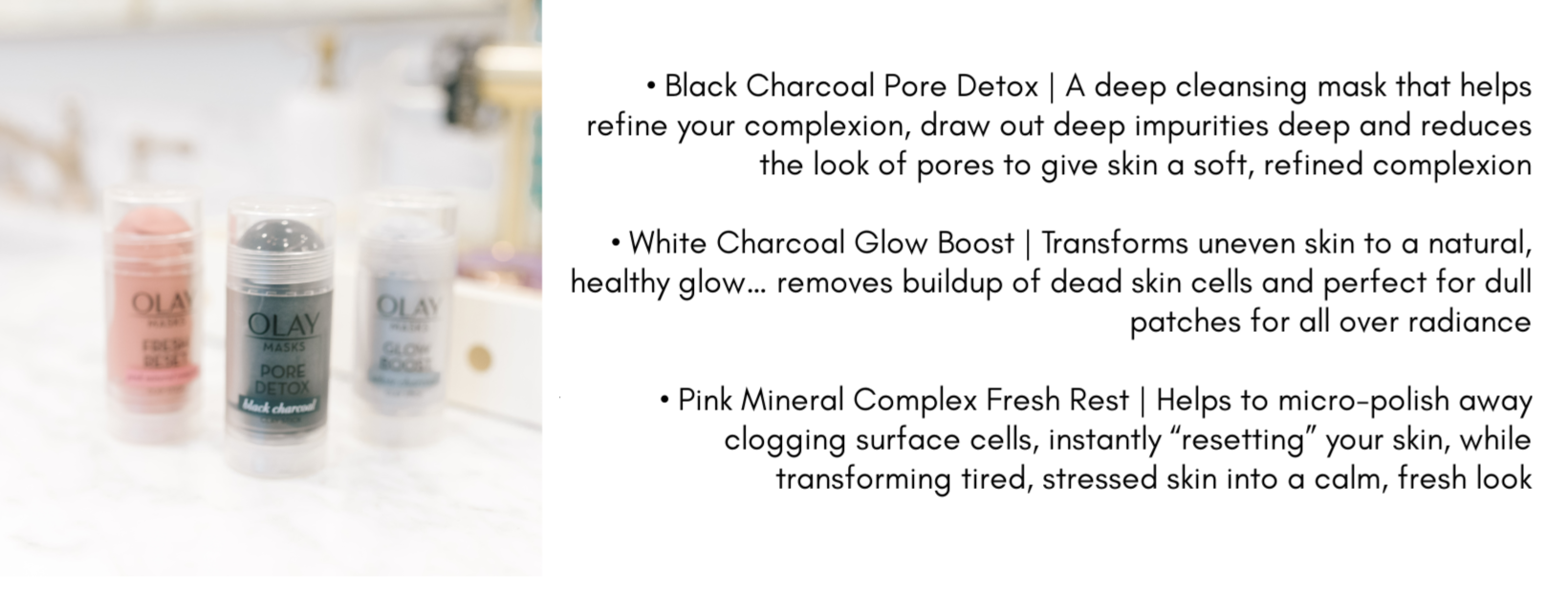 All Mask No Mess... Say Hello to Olay Clay Stick Masks | Hello! Happiness